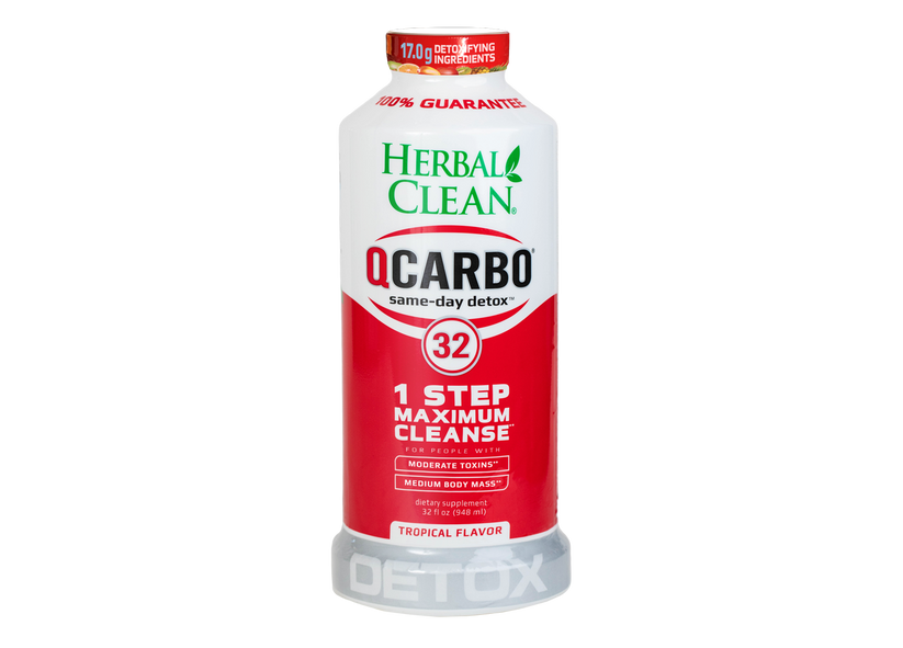 QCarbo 32oz 1 Step Maximum Cleanse (17.03g blend) - 1 Day Detox Drink ...