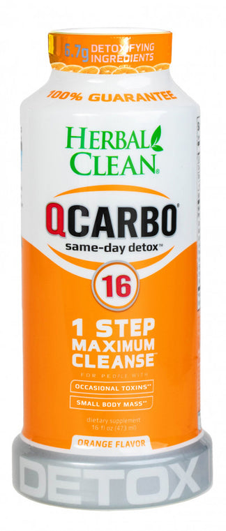 QCarbo 16oz 1 Step Maximum Cleanse (6.7g blend) - 1 Day Detox Drink ...