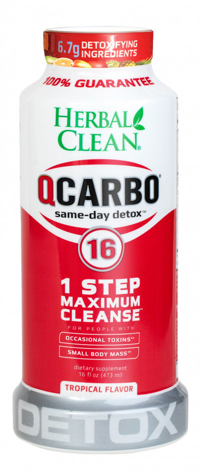 QCarbo 16oz 1 Step Maximum Cleanse (6.7g blend) – Herbal Clean