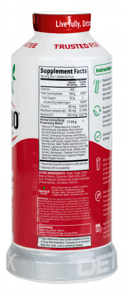 QCarbo 32oz 1 Step Maximum Cleanse (17.03g blend) – Herbal Clean